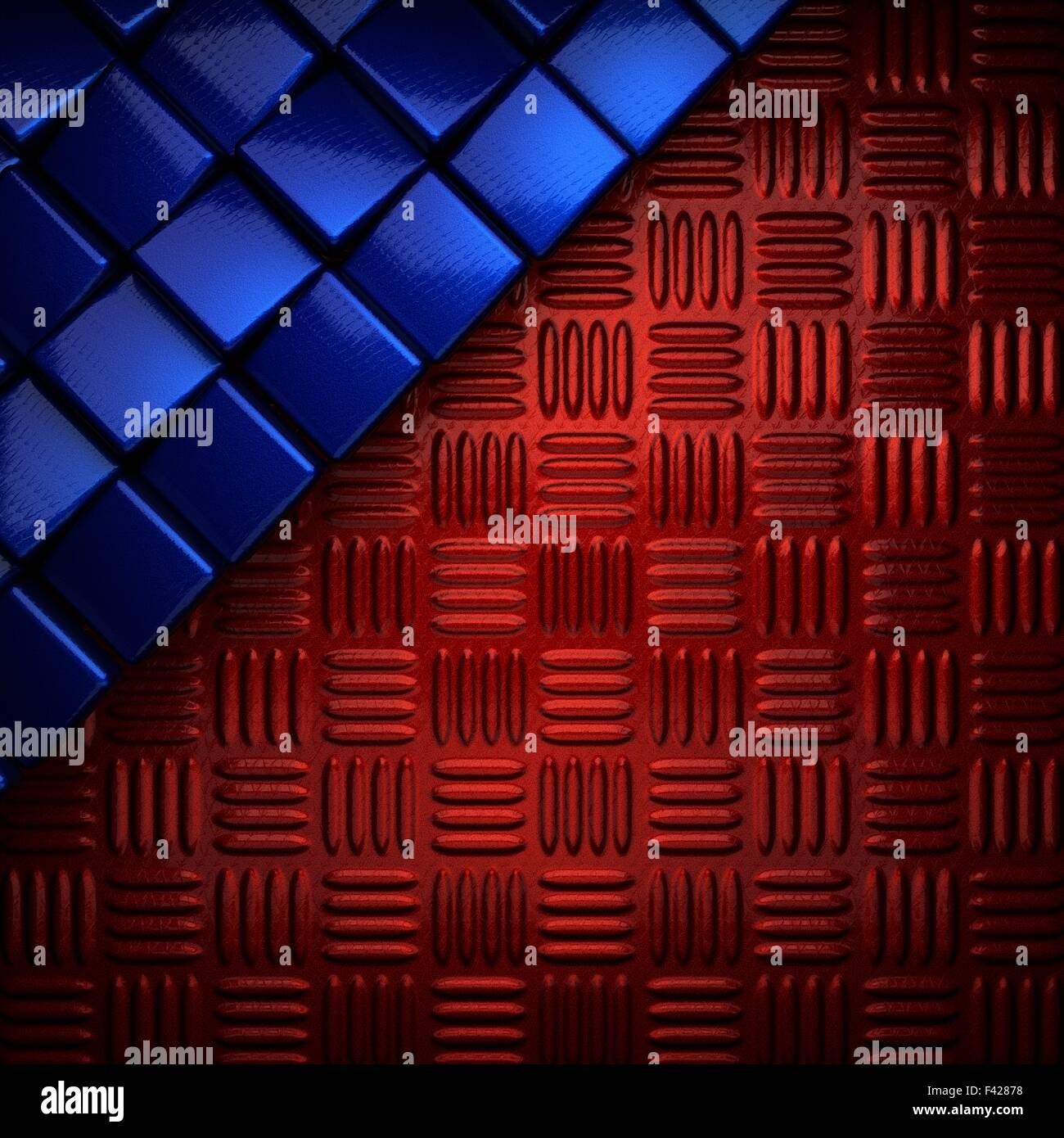 red and blue metal background Stock Photo - Alamy
