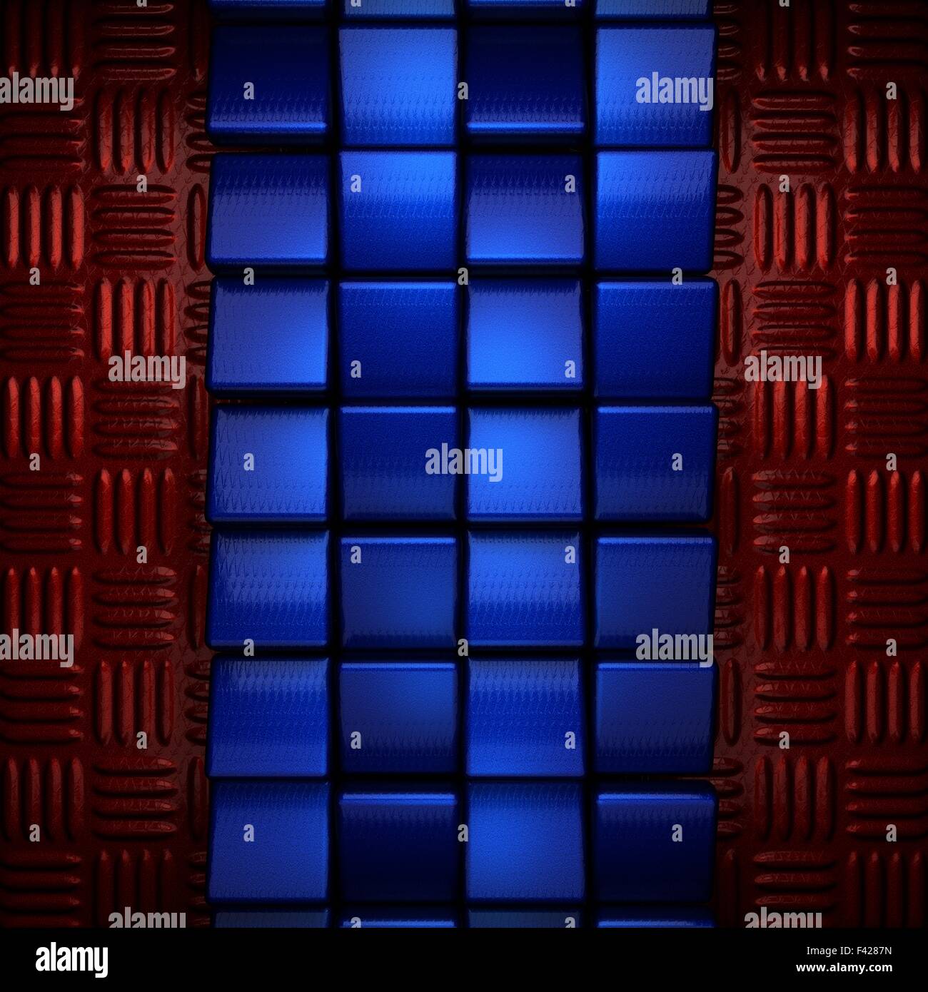 red and blue metal background Stock Photo - Alamy