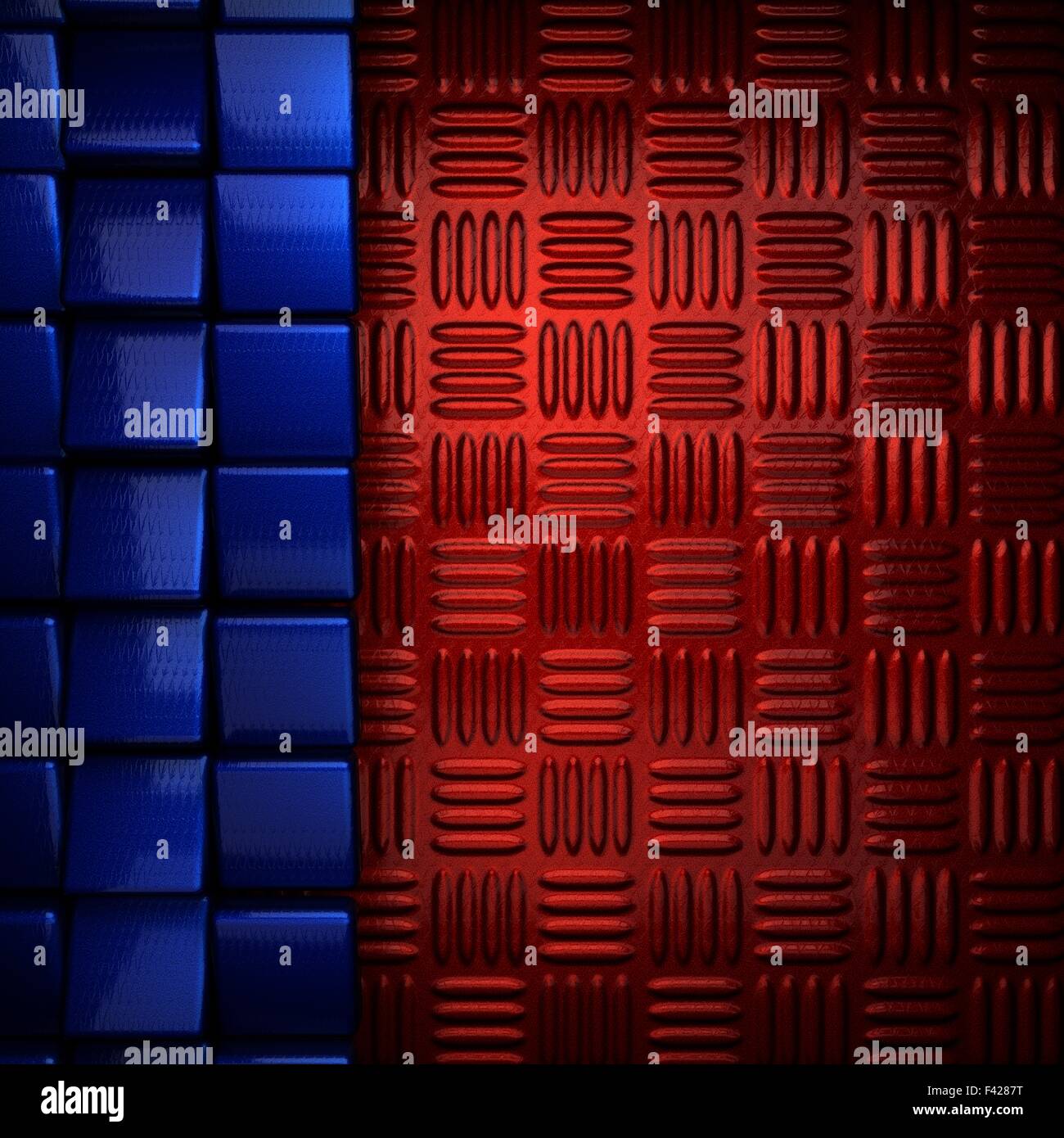 red and blue metal background Stock Photo - Alamy