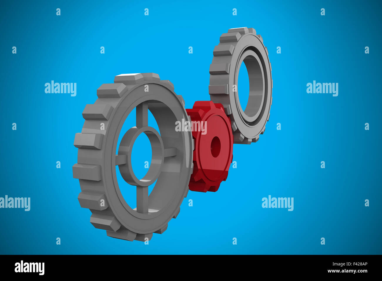 Composite image of cogs and wheels Stock Photo - Alamy