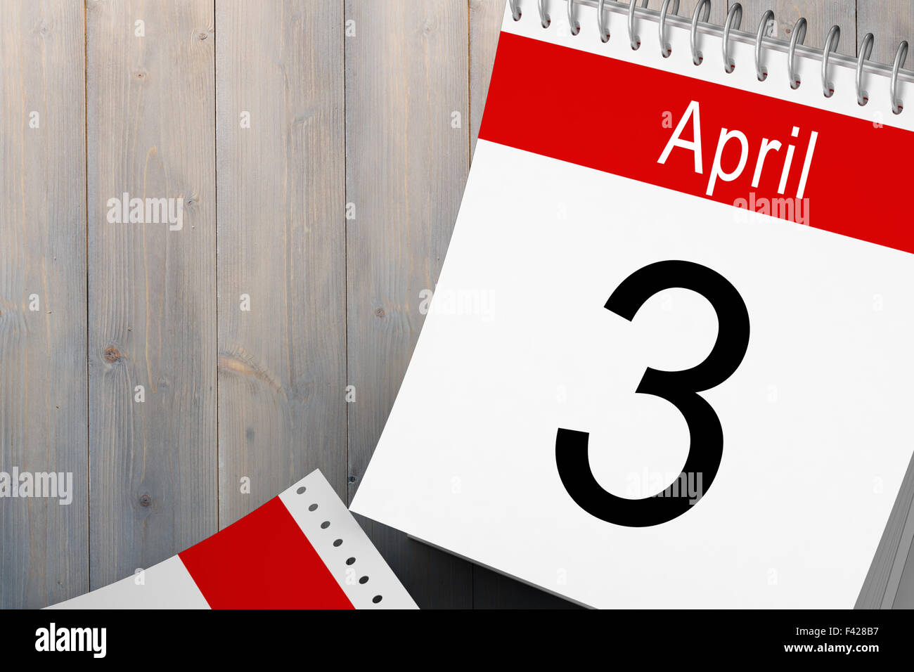 Composite image of april calendar Stock Photo - Alamy