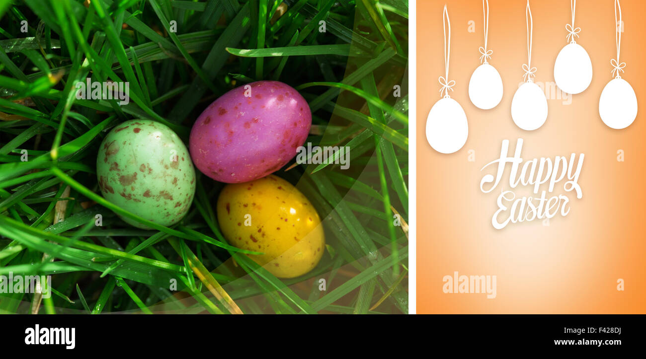 Composite image of happy easter graphic Stock Photo - Alamy