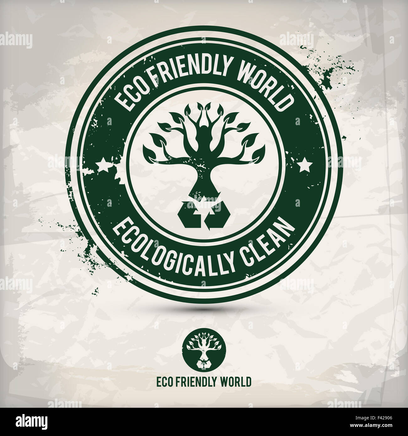 Recycle Logo Tree Earth Eco High Resolution Stock Photography and ...