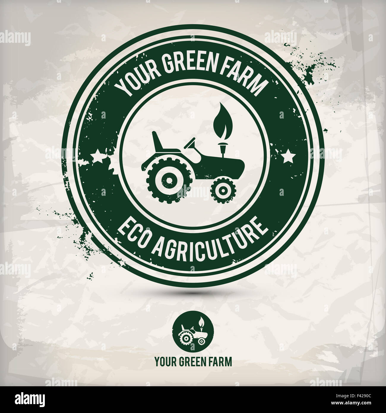 Creative farm logo hi-res stock photography and images - Alamy