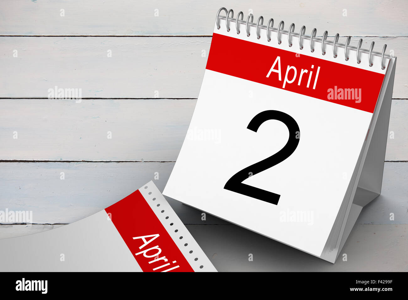 Composite image of april calendar Stock Photo - Alamy