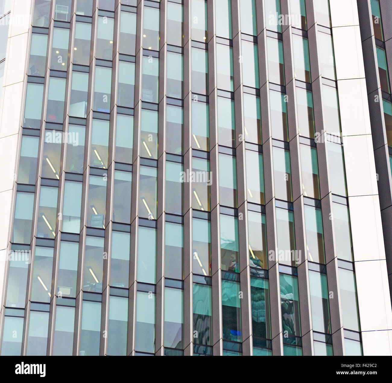 new building in london skyscraper financial district and window Stock ...