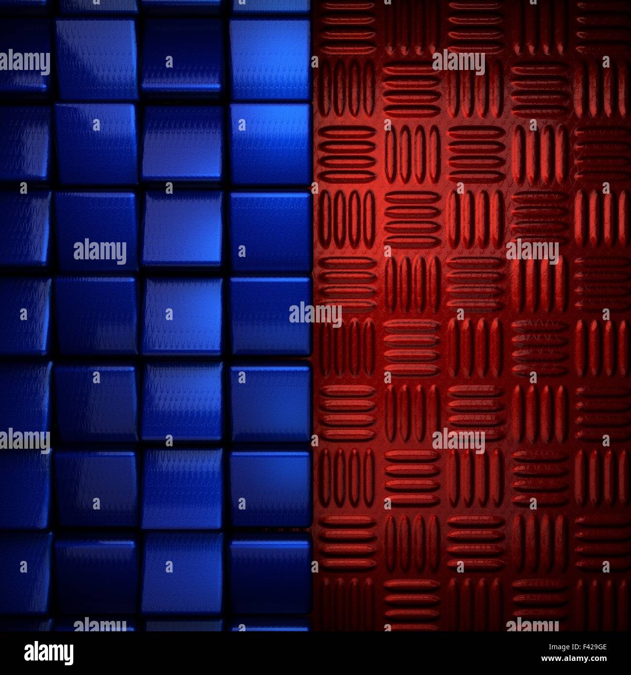 red and blue metal background Stock Photo - Alamy