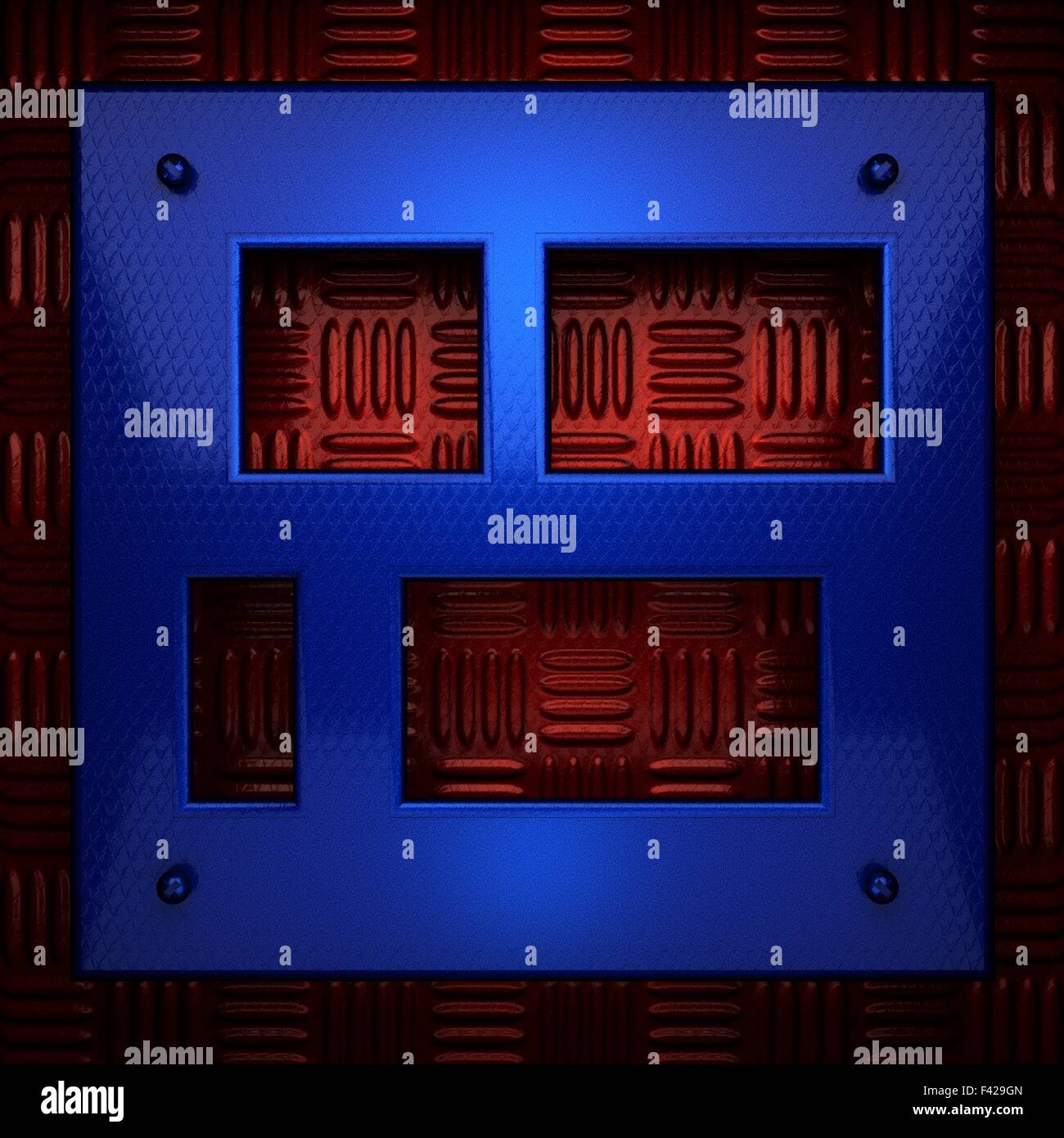 red and blue metal background Stock Photo - Alamy