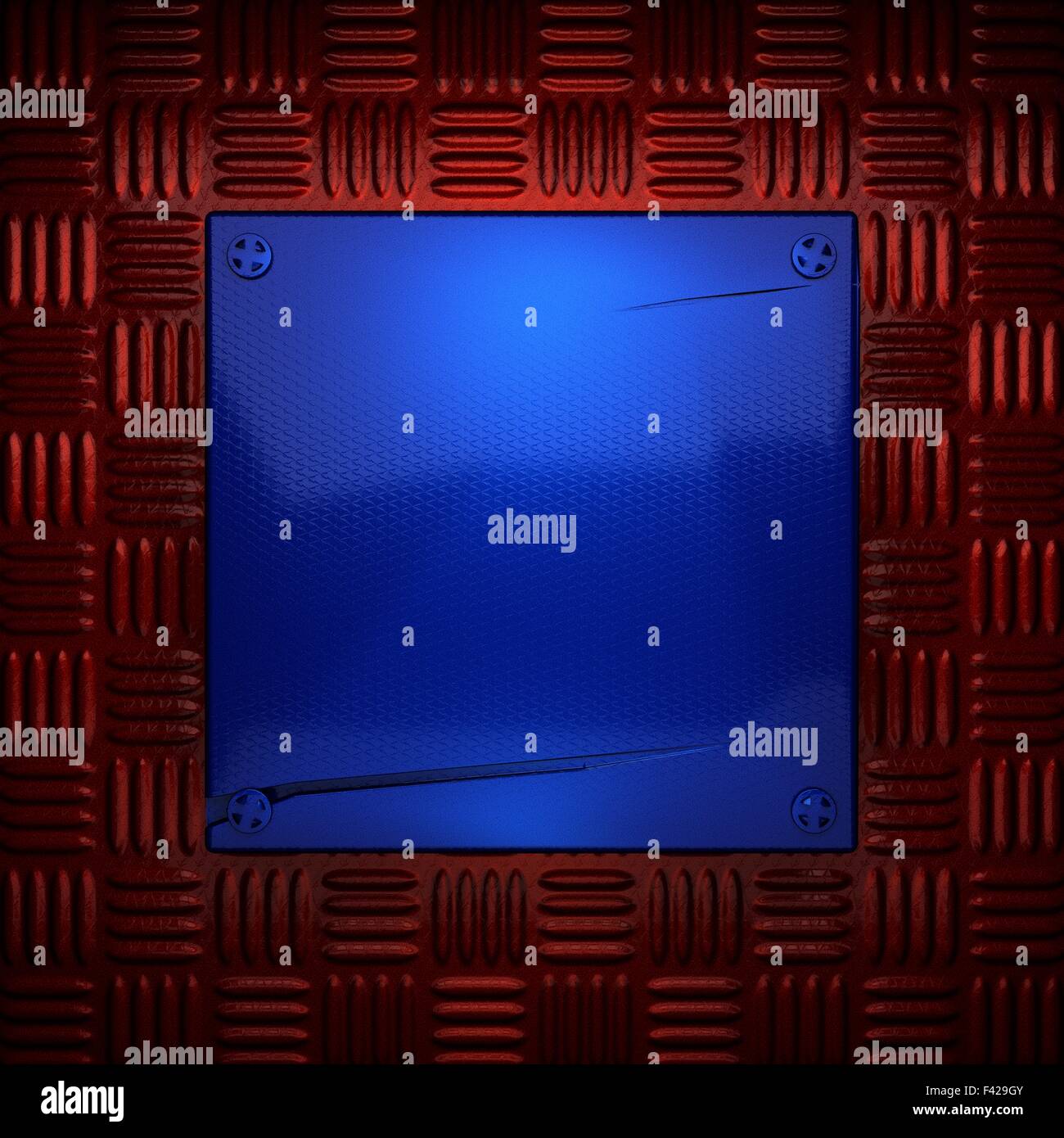 red and blue metal background Stock Photo - Alamy