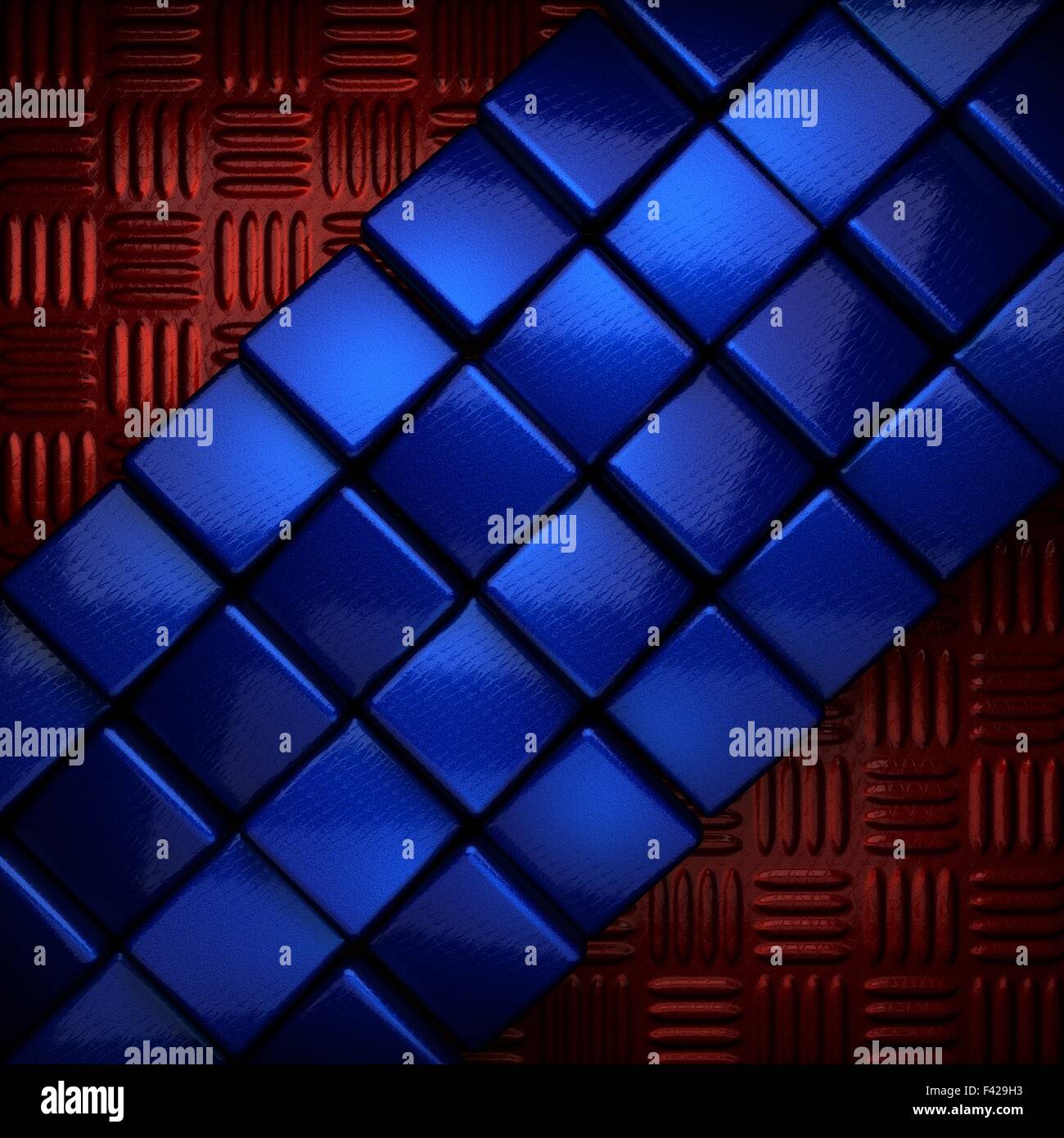 red and blue metal background Stock Photo - Alamy