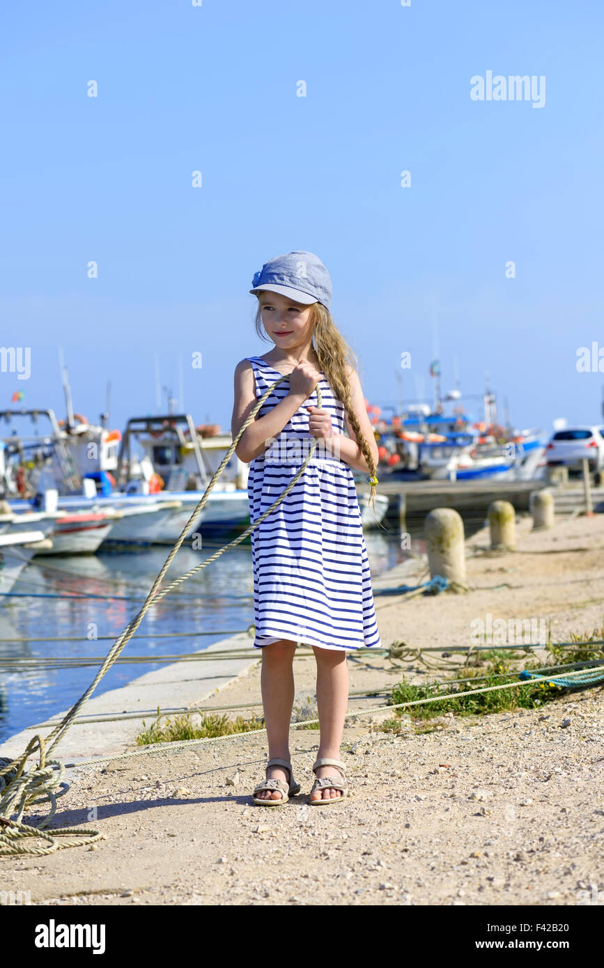Little girl port hi-res stock photography and images - Alamy
