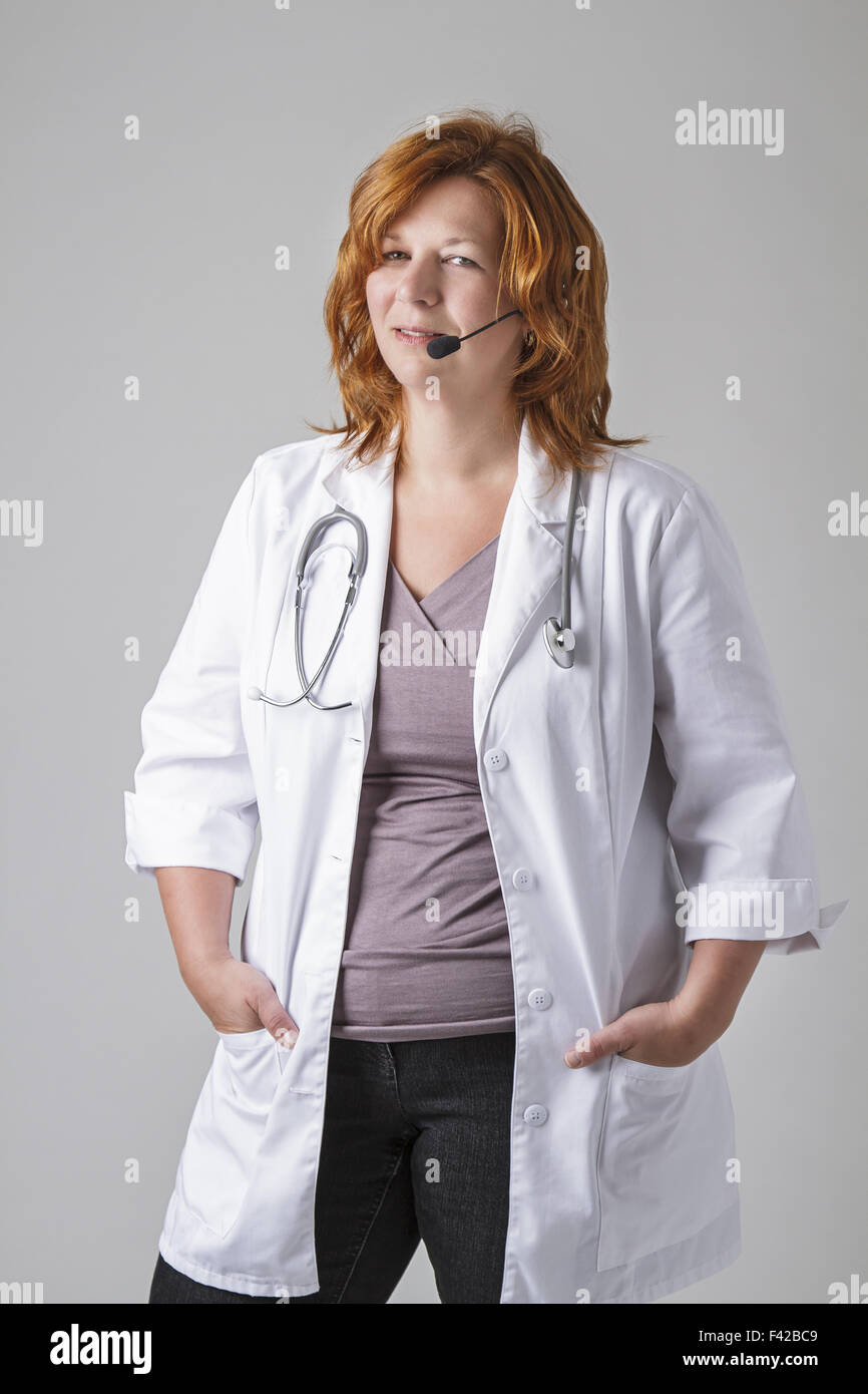 Fat woman doctor hi-res stock photography and images - Alamy