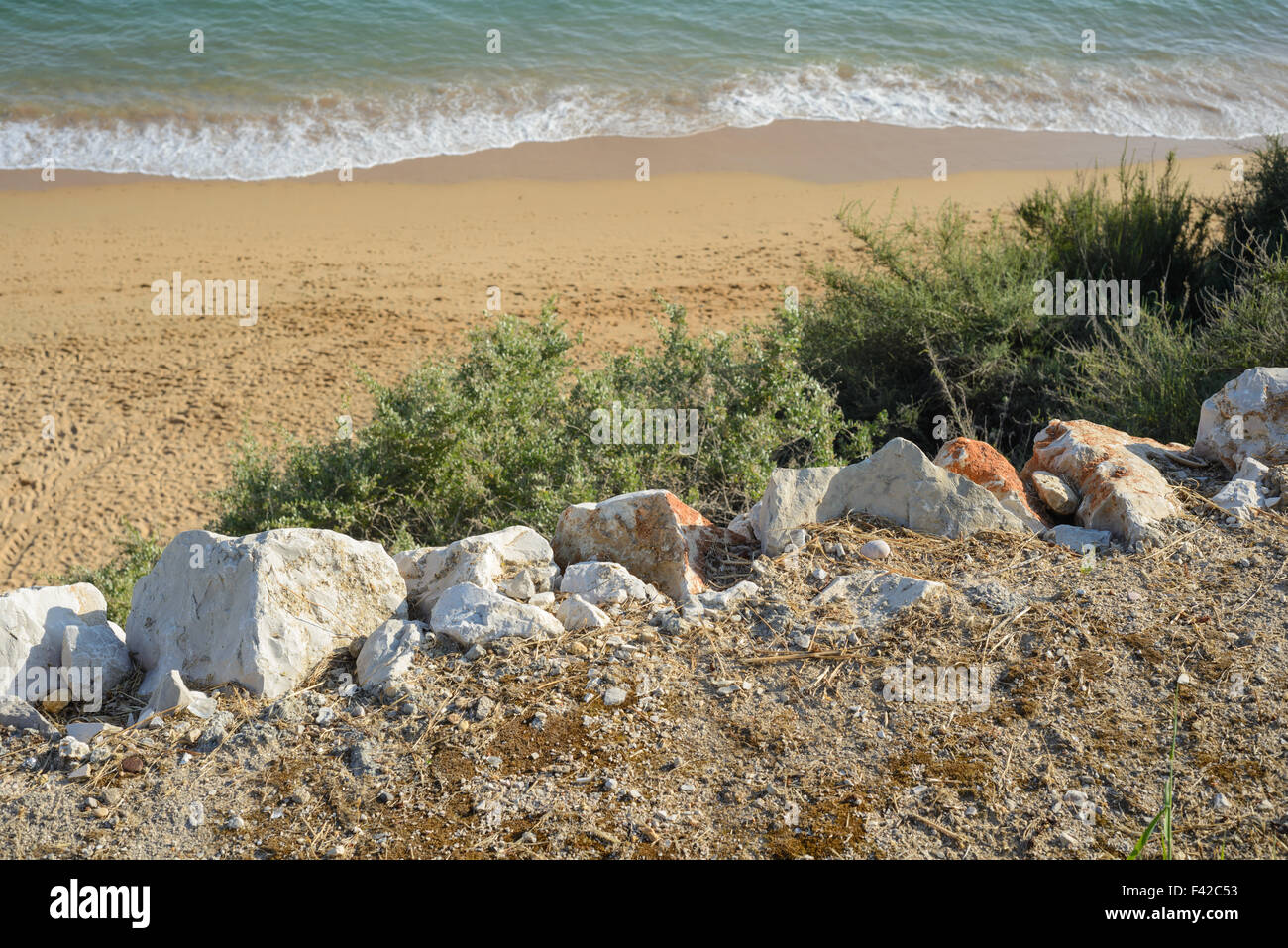 Landscape with stones and sea Stock Photo - Alamy