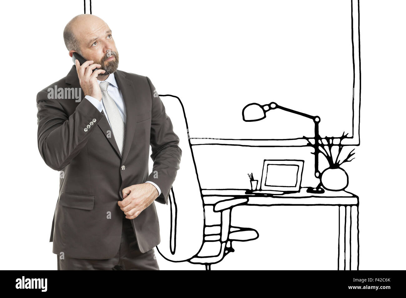 Pencil sketch of man hi-res stock photography and images - Alamy