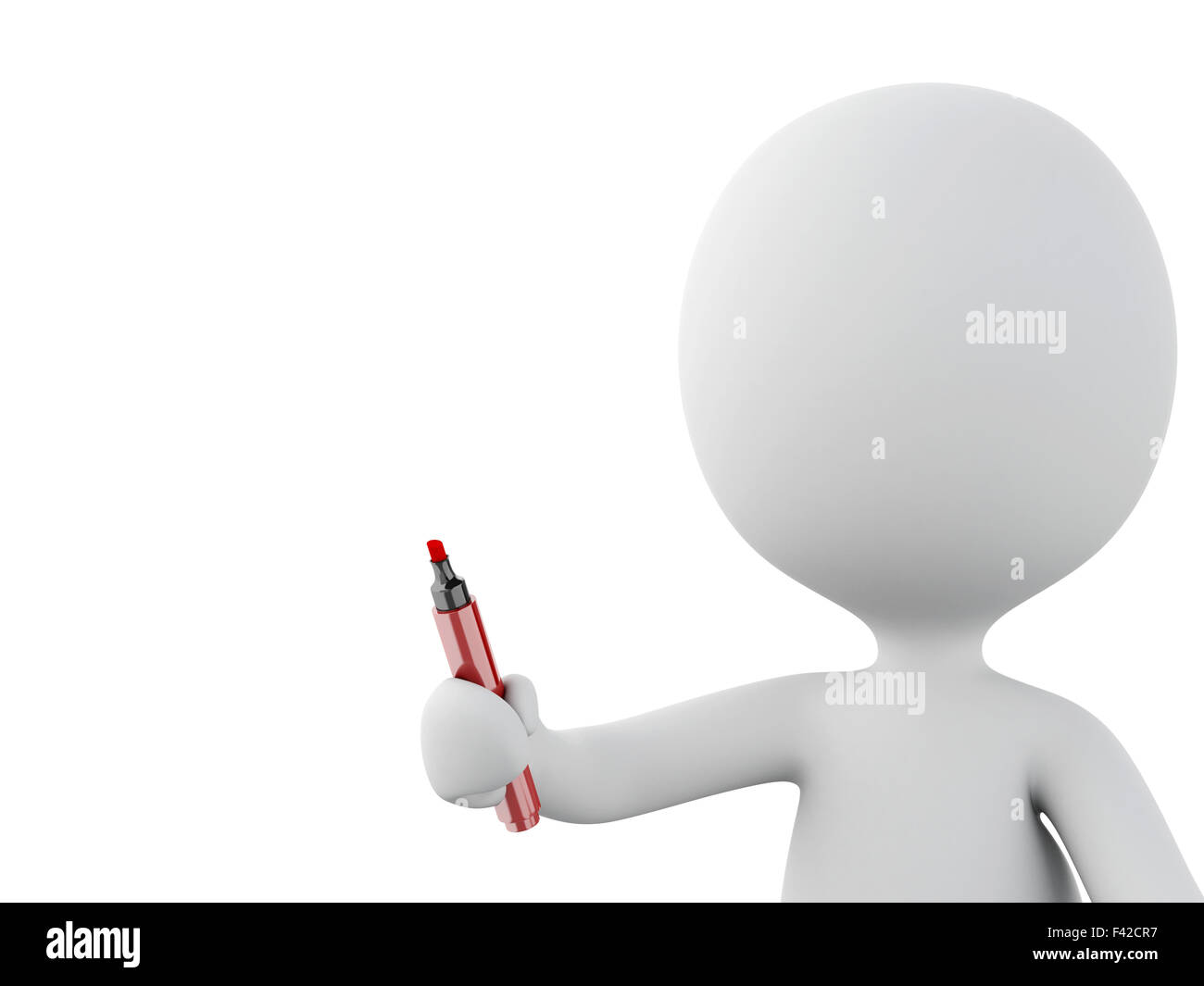 Marker cartoon character hi-res stock photography and images - Alamy