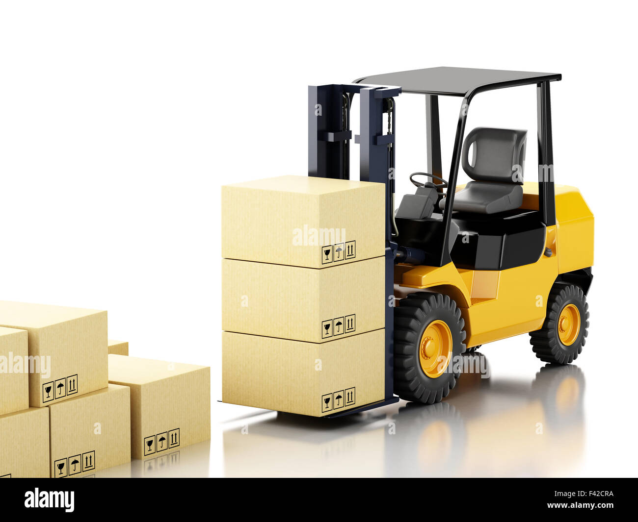 Forklift boxes hi-res stock photography and images - Alamy