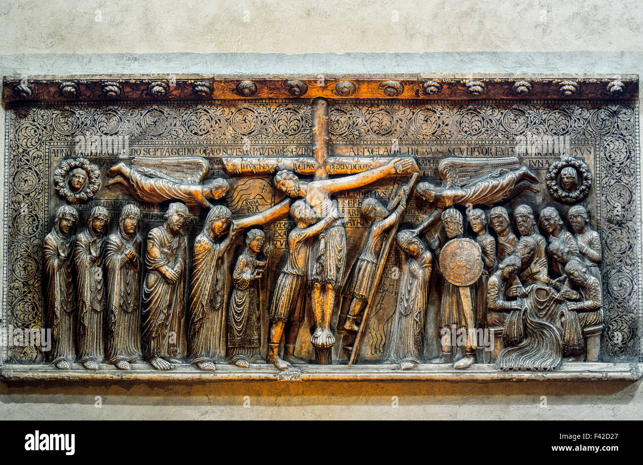 Emilia Romagna Parma the cathedral Deposition of Benedetto Antelami ...