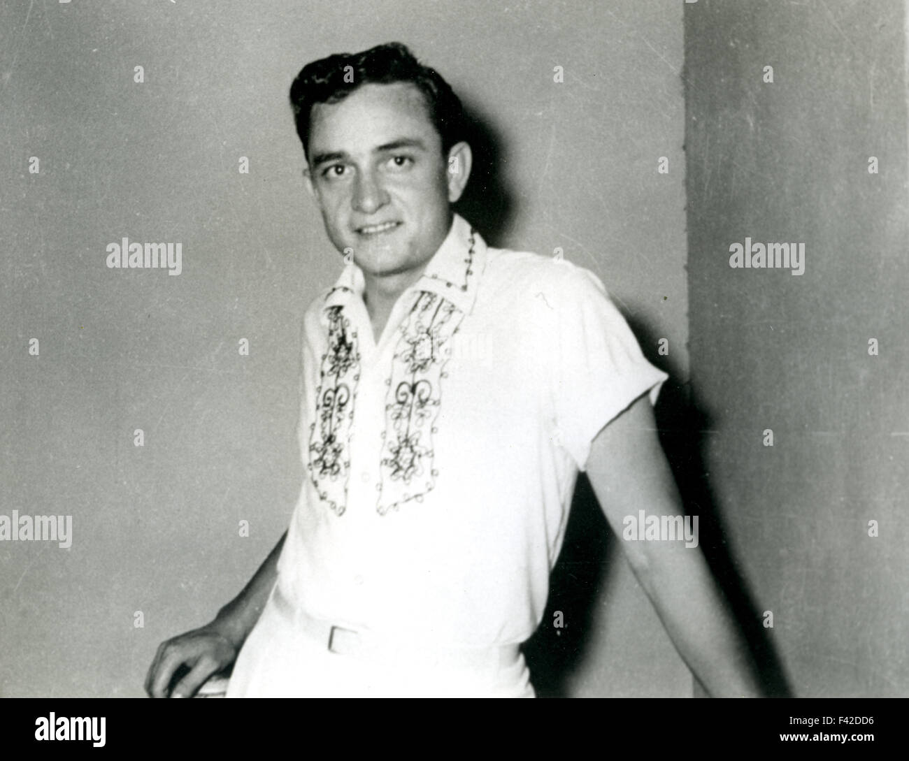JOHNNY CASH (1932-2003) American Country musician about 1956 Stock ...