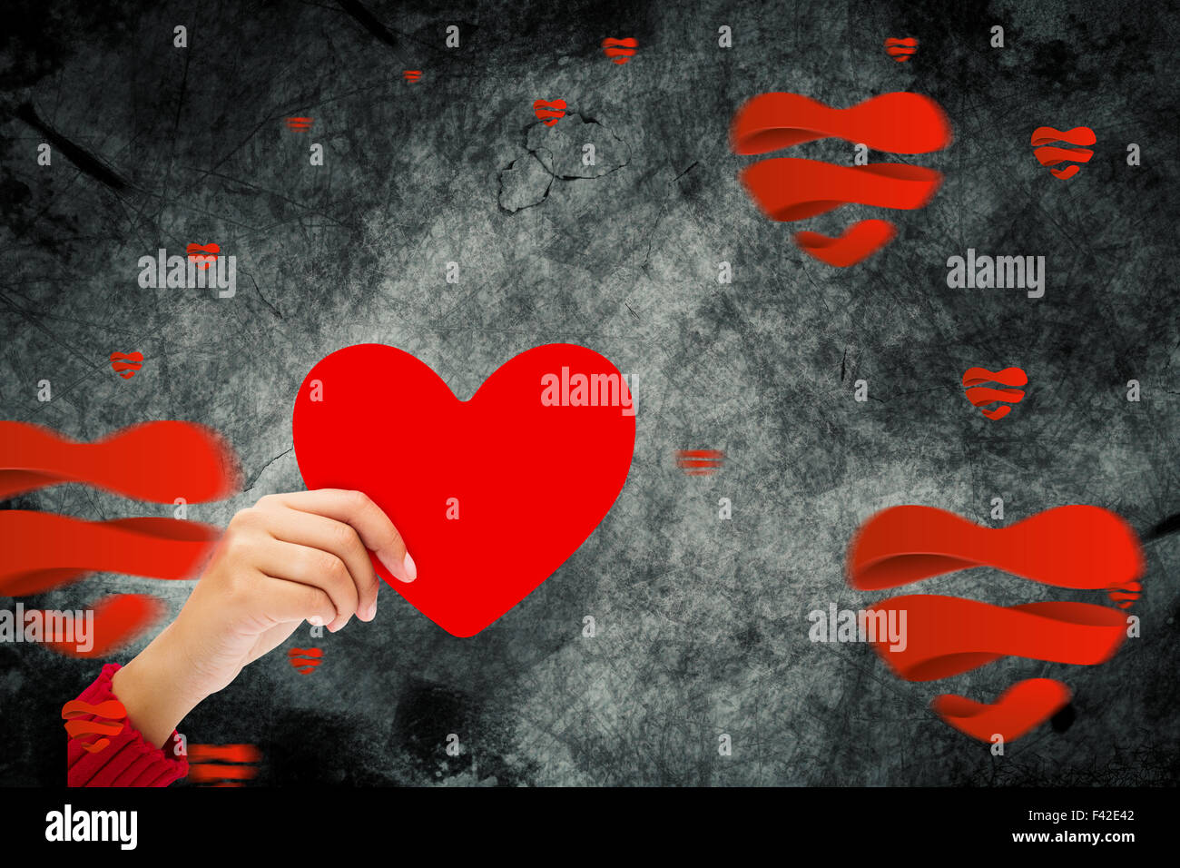 Composite image of heart Stock Photo - Alamy