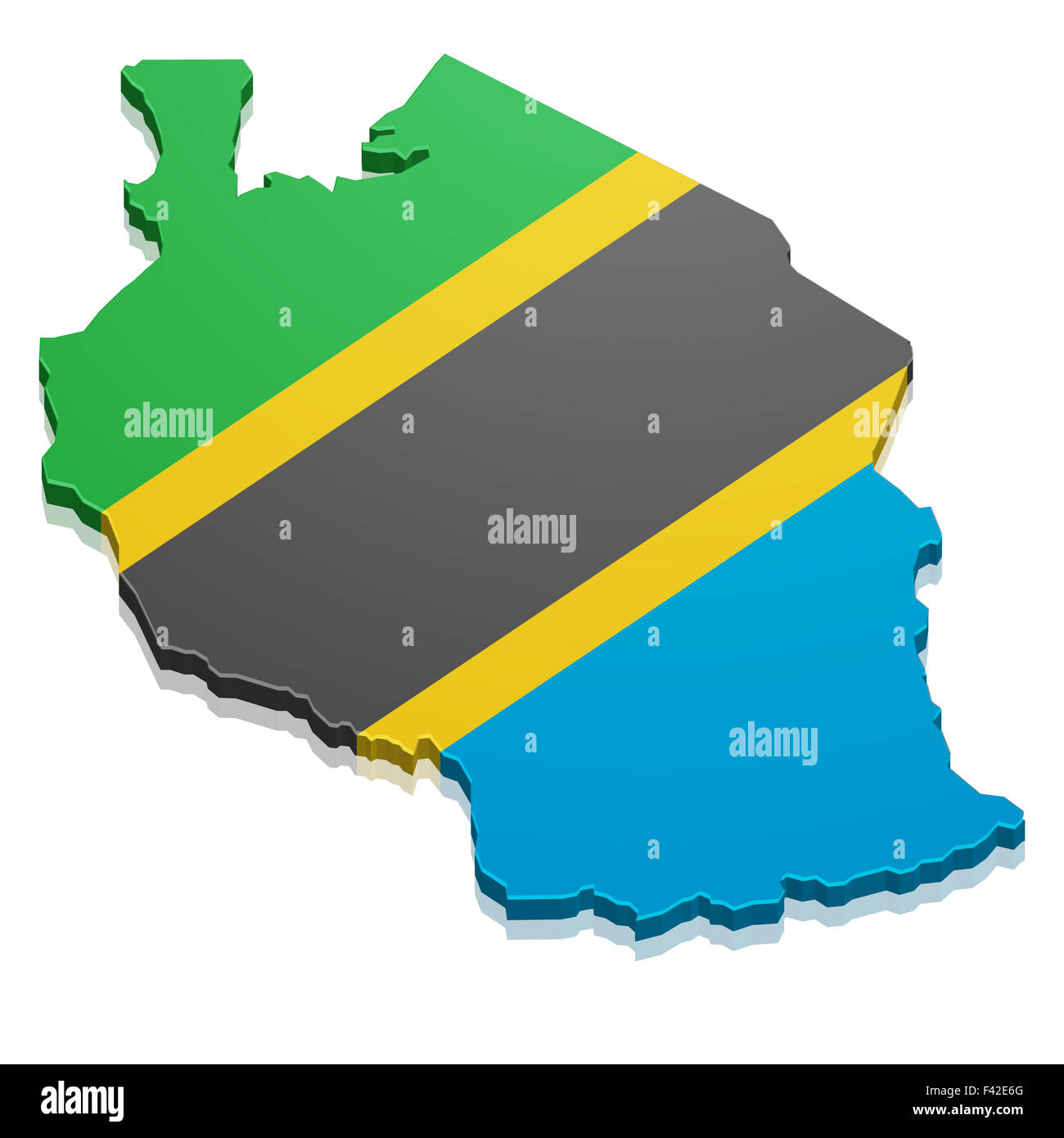 Map tanzania hi-res stock photography and images - Alamy