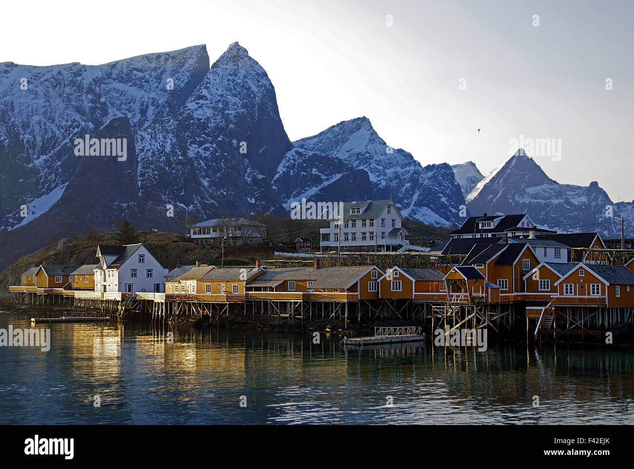 dreamtime: Winter on Lofot Islands Stock Photo - Alamy
