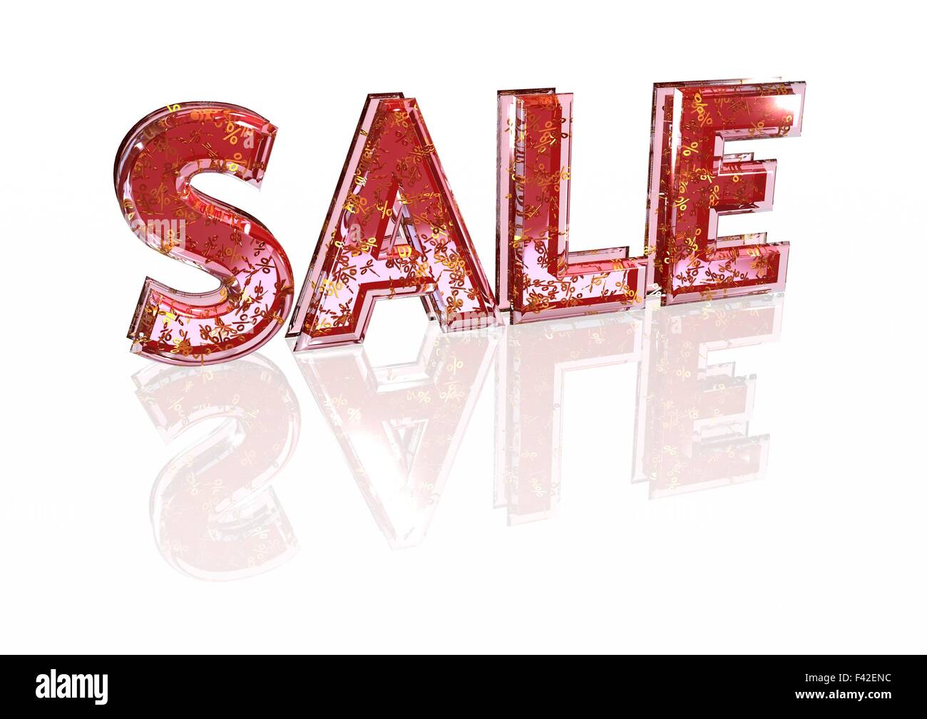 Word SALE made from percentage symbols Stock Photo - Alamy