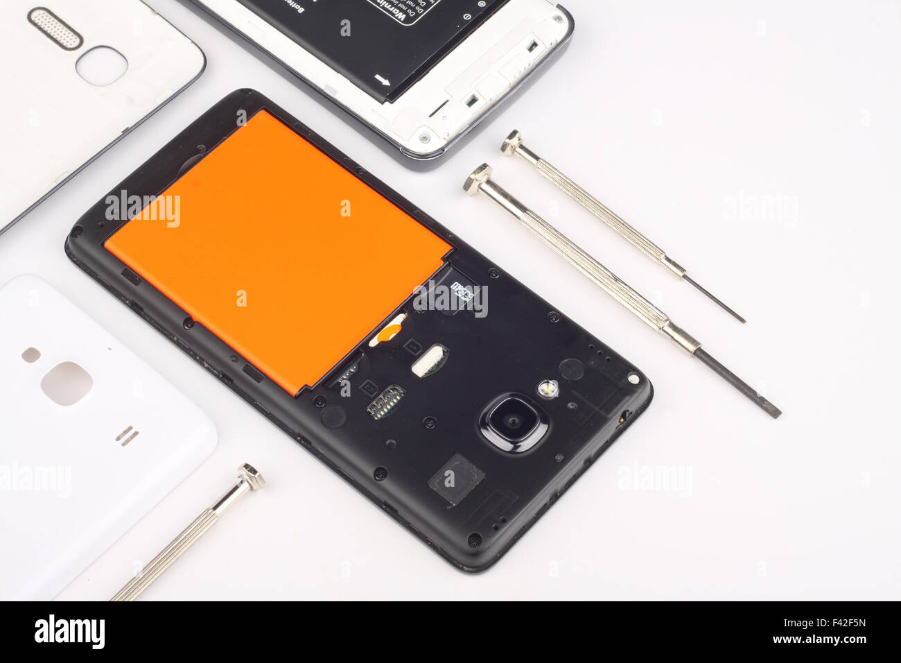 Smartphones table hi-res stock photography and images - Alamy