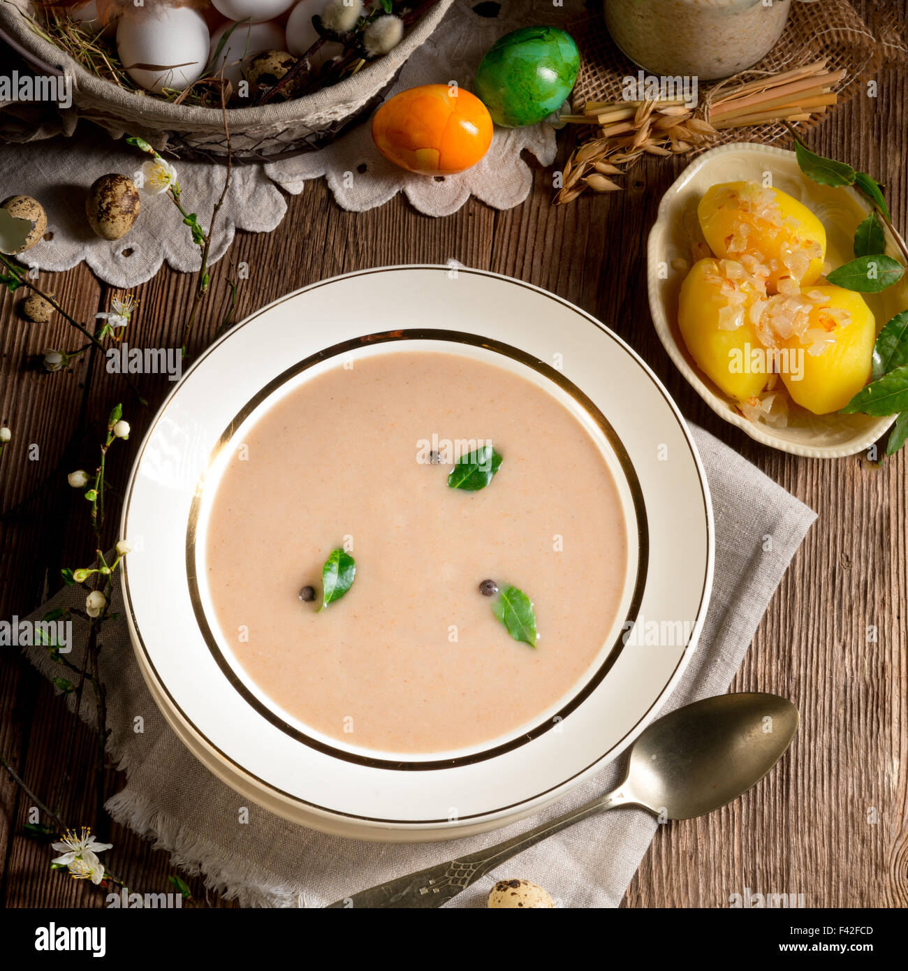 Sauermehlsuppe hi-res stock photography and images - Alamy