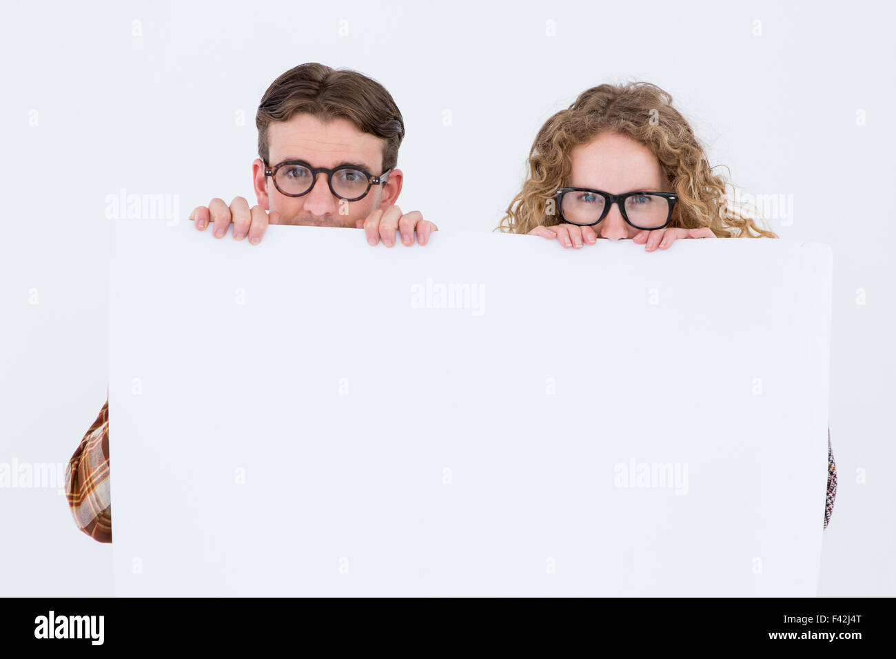 Geeky man woman hi-res stock photography and images - Alamy