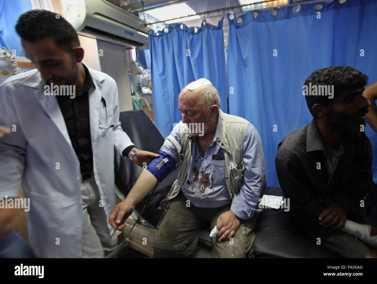 Burin, West Bank, Palestinian Territory. 14th Oct, 2015. British ...