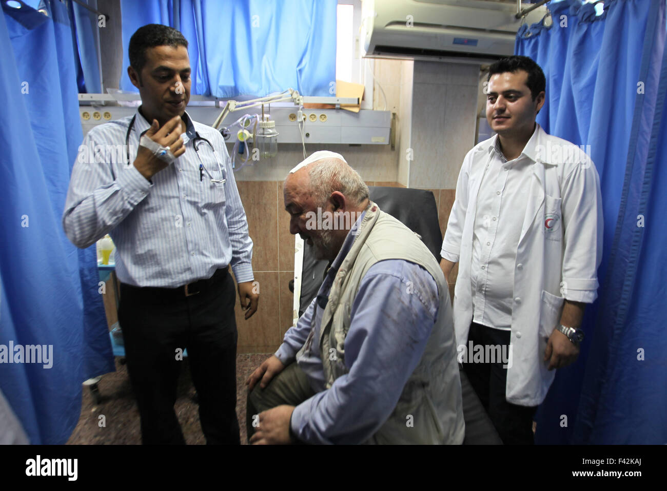 Burin, West Bank, Palestinian Territory. 14th Oct, 2015. British ...