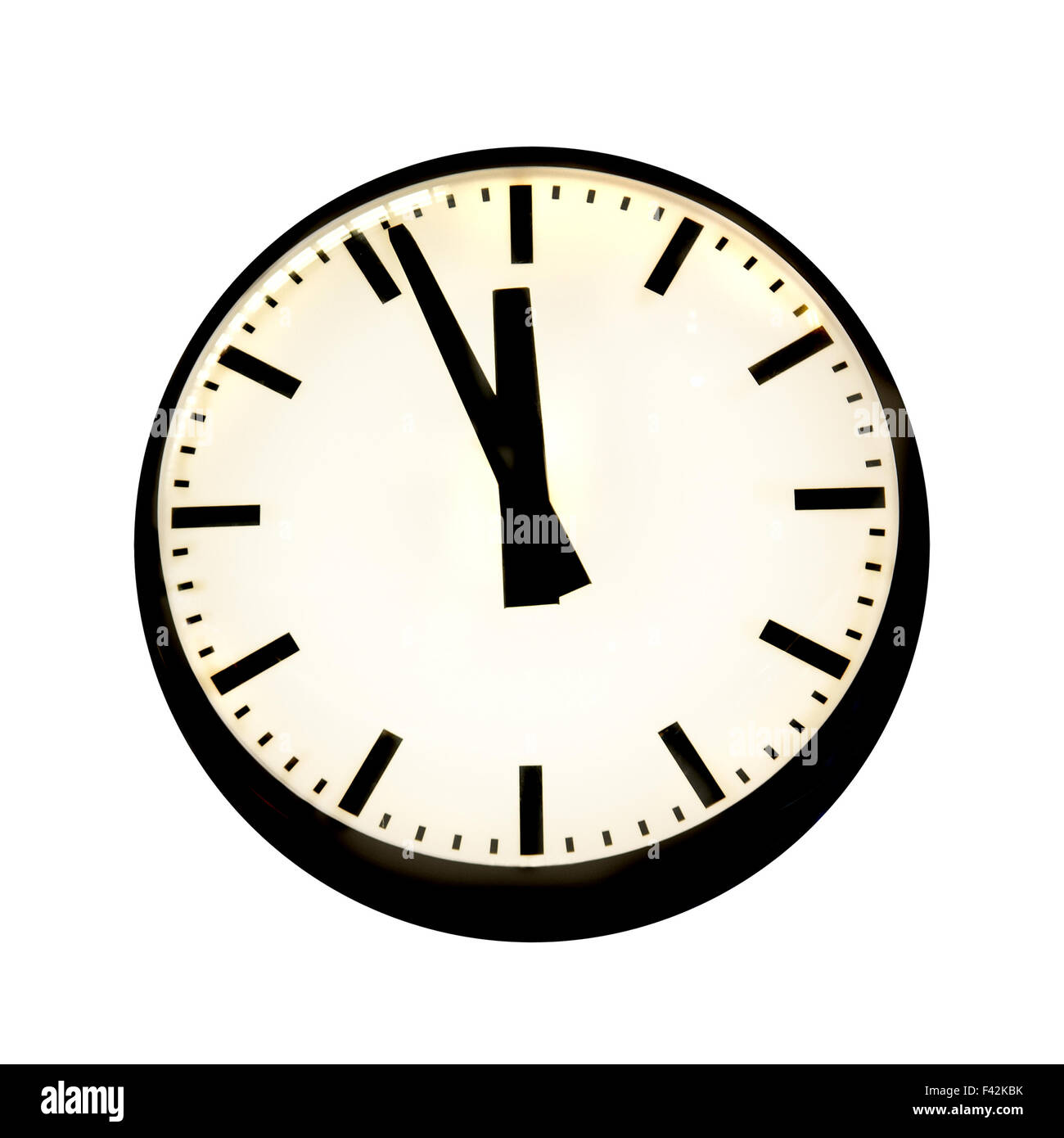 Five minute clock hi-res stock photography and images - Alamy