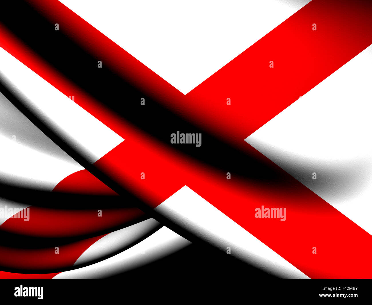 Flag of Alabama Stock Photo - Alamy