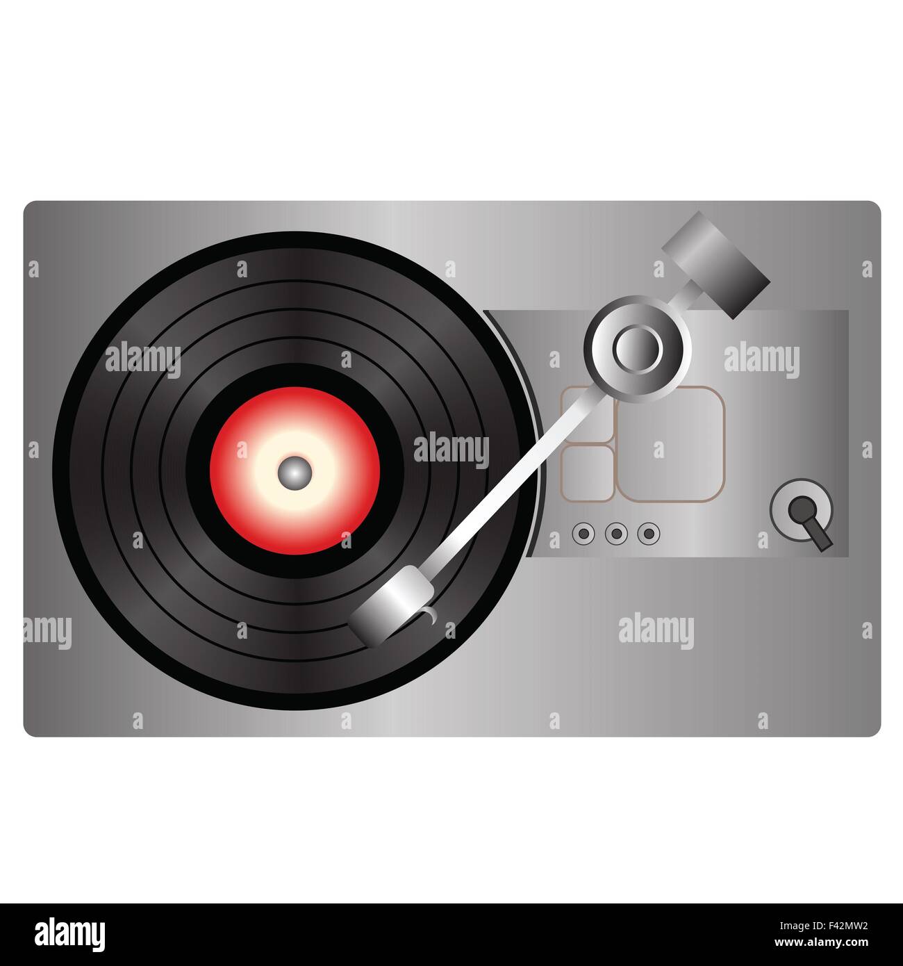 Vinyl player disc Cut Out Stock Images & Pictures - Alamy