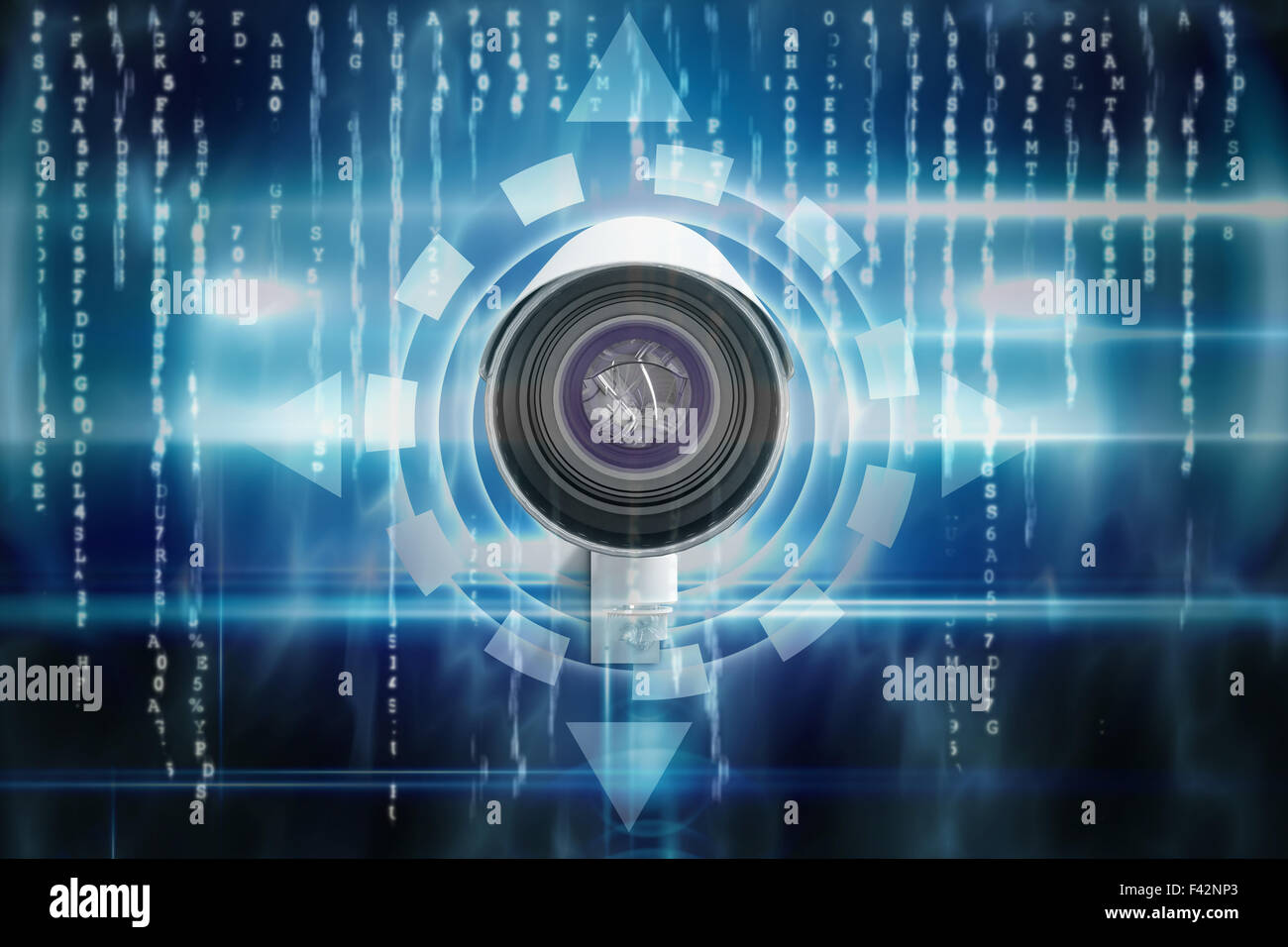 Composite image of cctv camera Stock Photo - Alamy