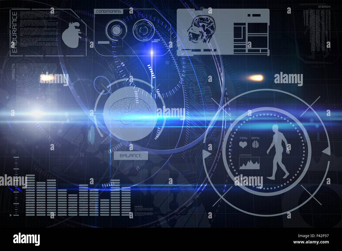 Digital composite futuristic interface hi-res stock photography and ...