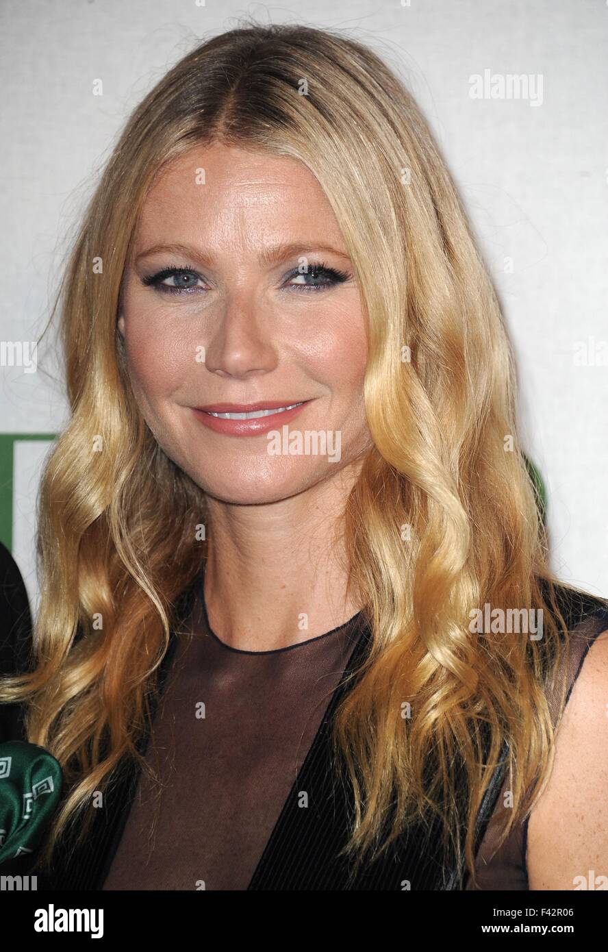 Los Angeles, CA, USA. 13th Oct, 2015. Gwyneth Paltrow at arrivals for ...