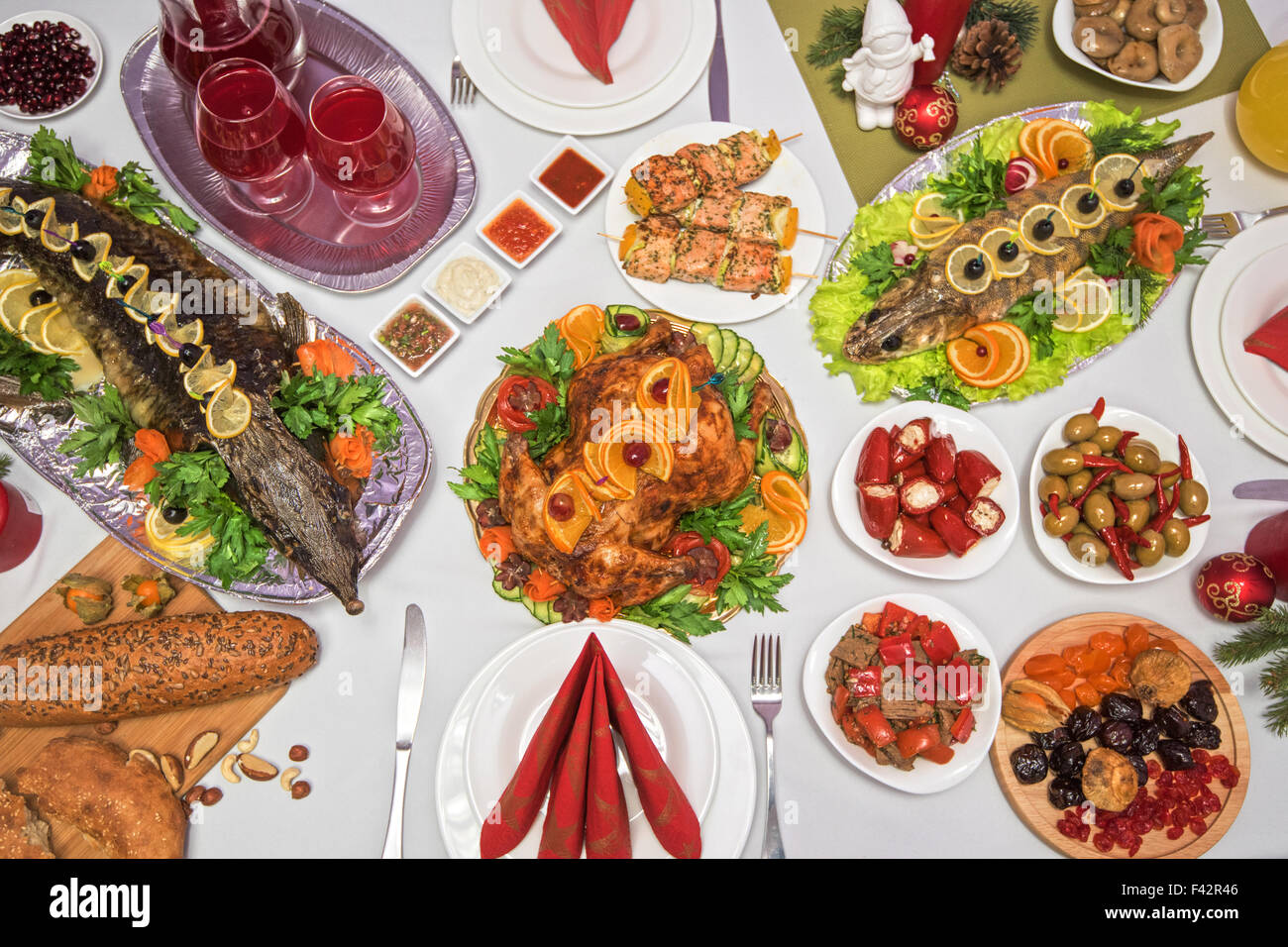 traditional festive food Stock Photo - Alamy