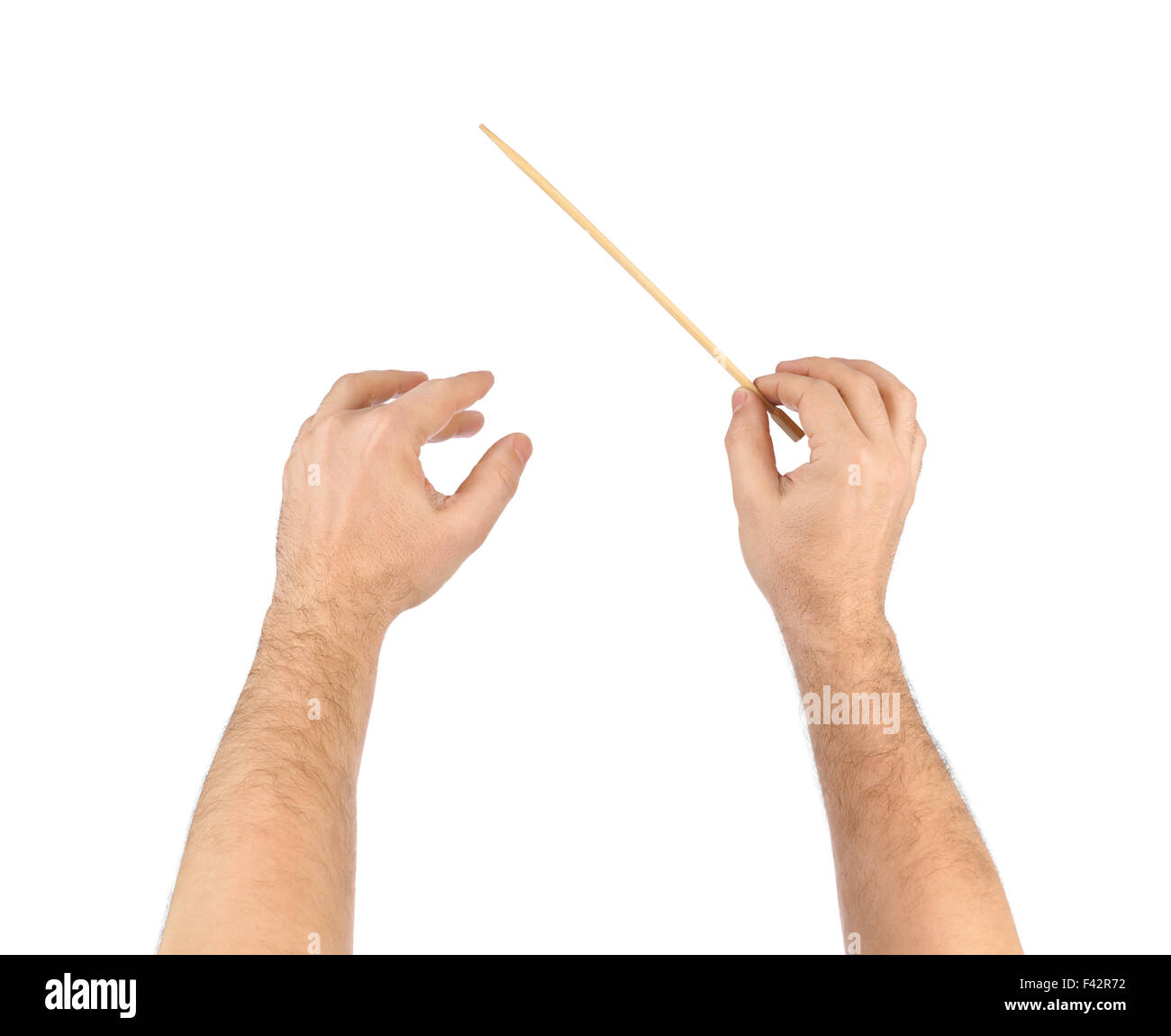 Music conductor hands Stock Photo - Alamy