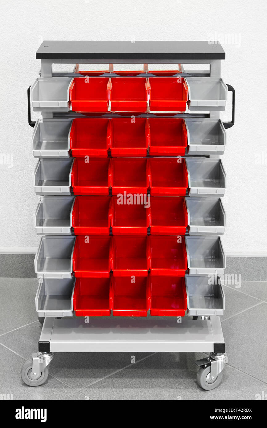 Workshop parts storage bins hi-res stock photography and images - Alamy