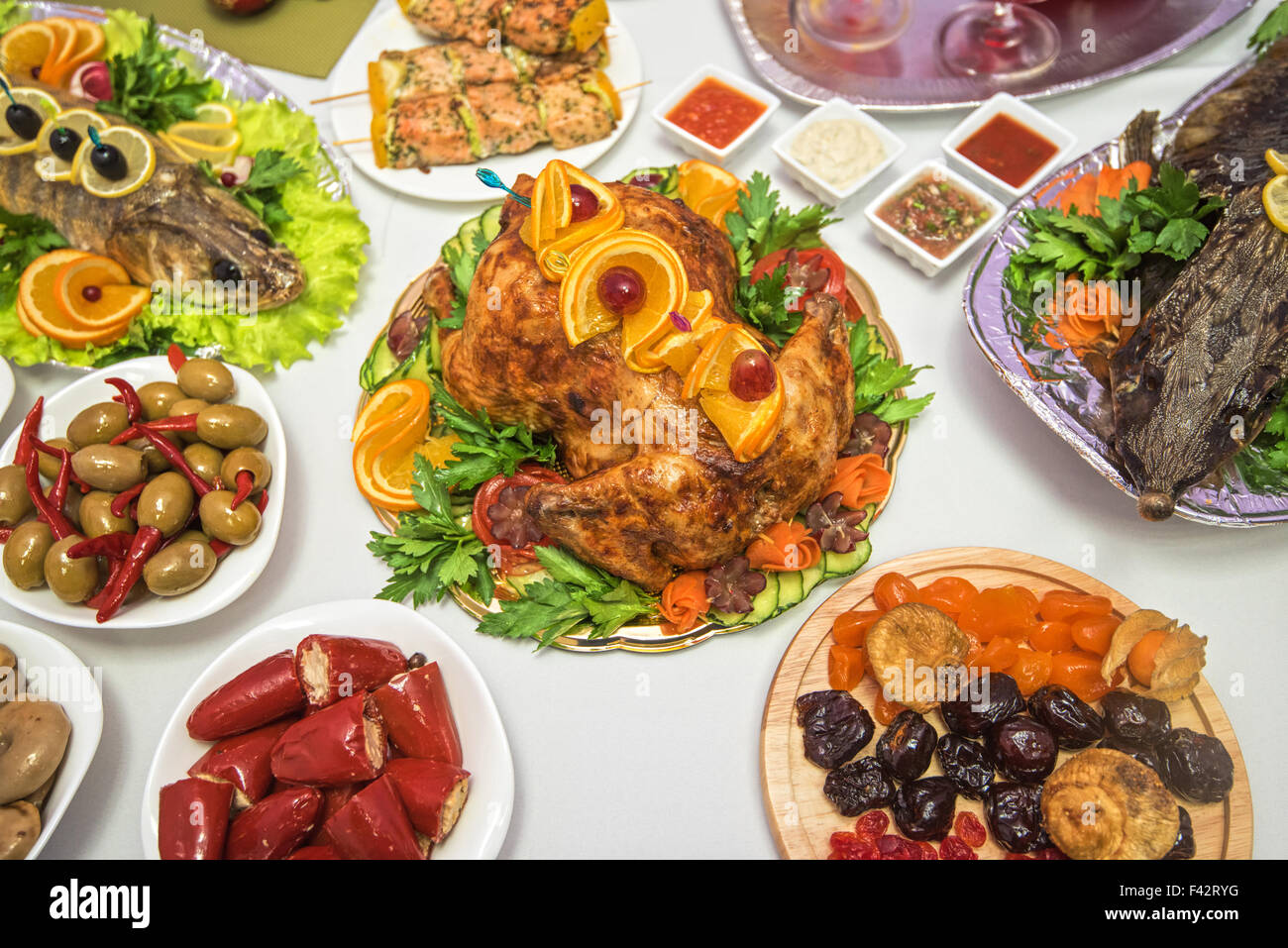 traditional festive food Stock Photo - Alamy