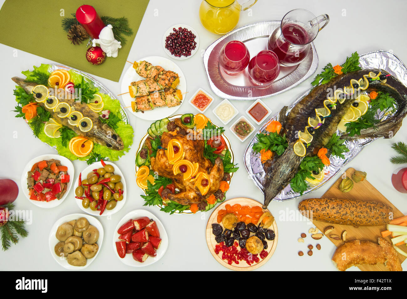 traditional festive food Stock Photo - Alamy