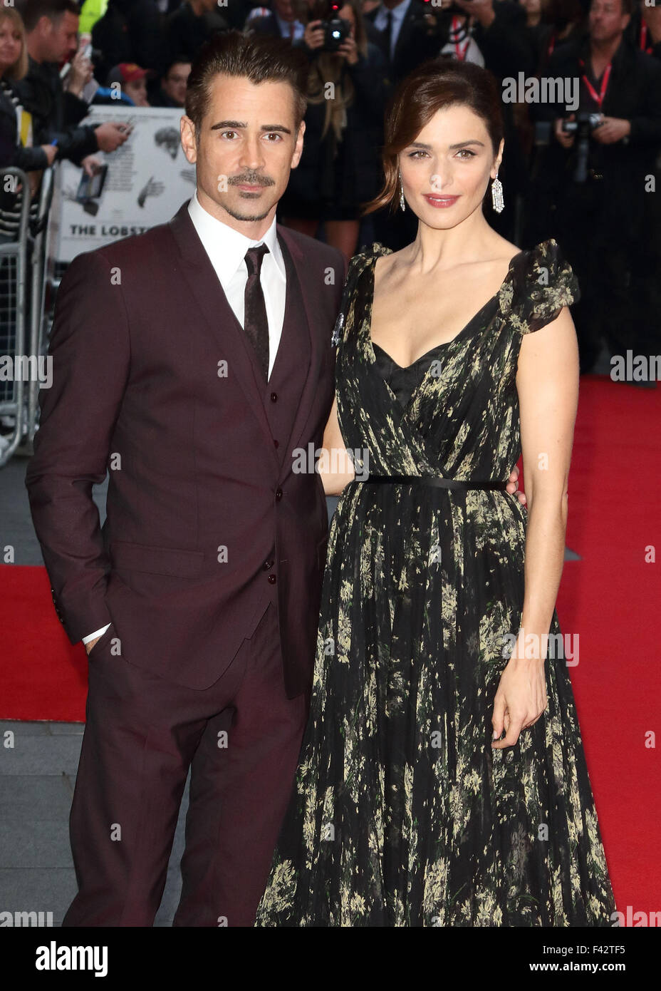 London, UK. Colin Farrell and Rachel Weisz at London Film Festival Dare ...