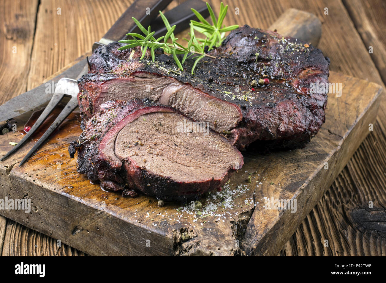Venison leg fillet hi-res stock photography and images - Alamy