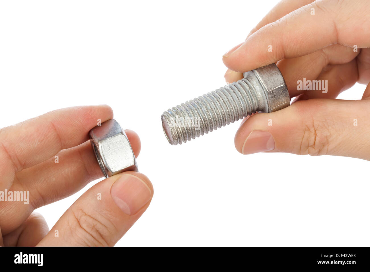 Nut in hands hi-res stock photography and images - Alamy