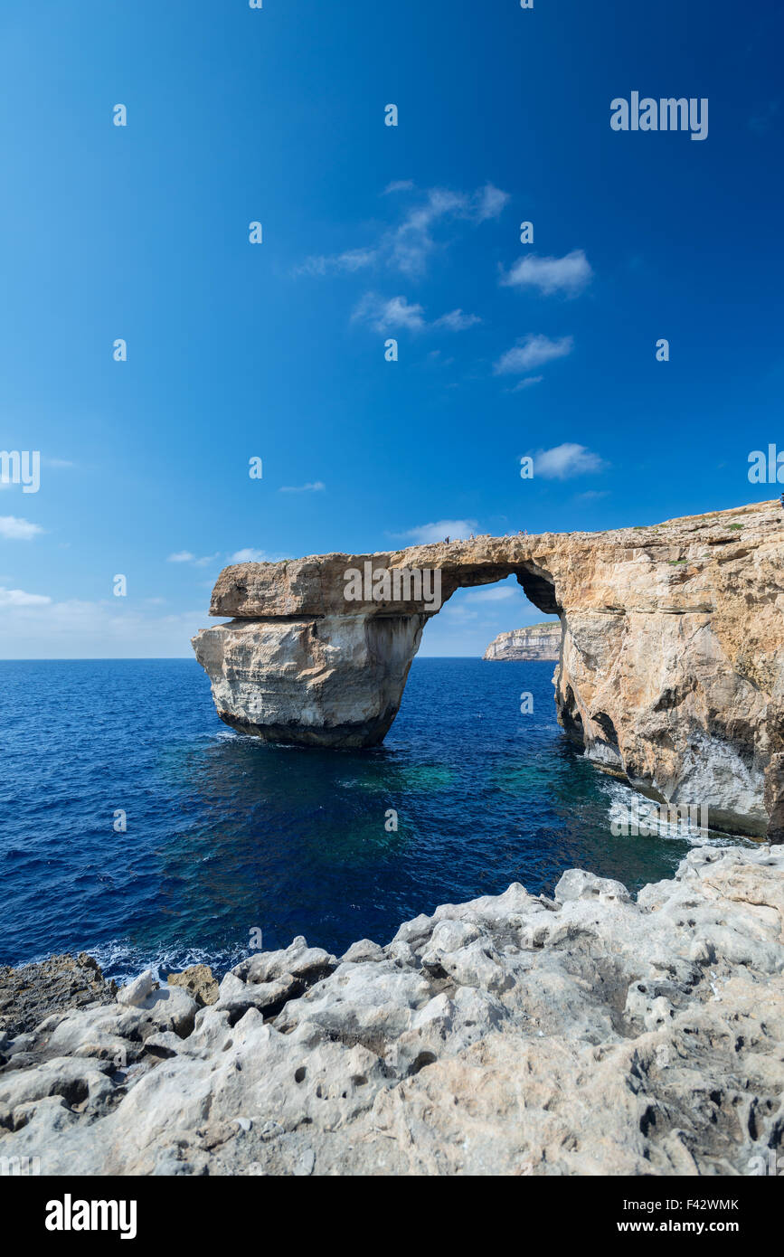 Azure Window formation on Gozo Stock Photo - Alamy