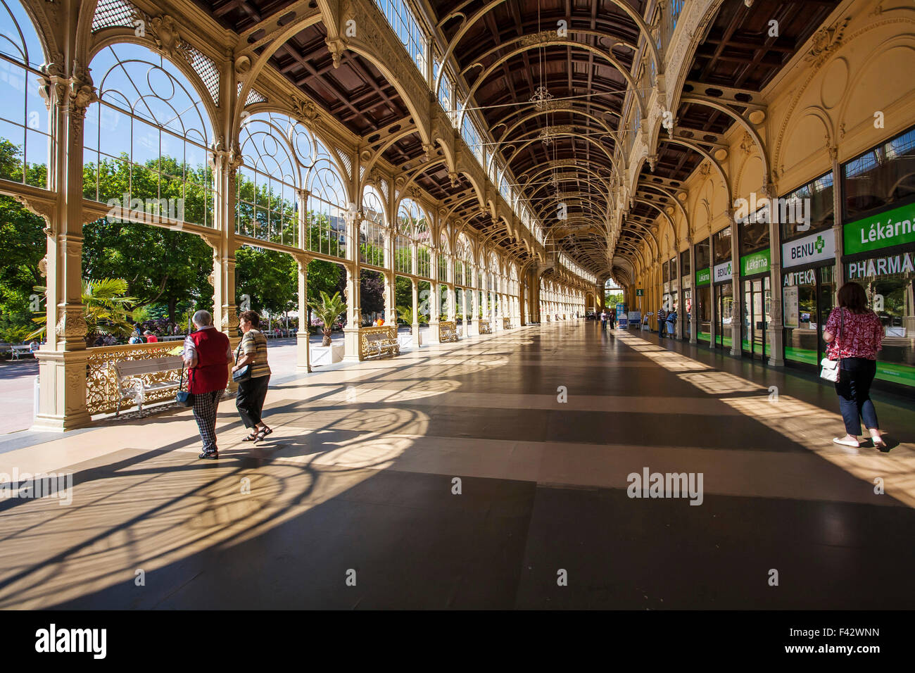 Czech colonnade spring water spa hi-res stock photography and images ...