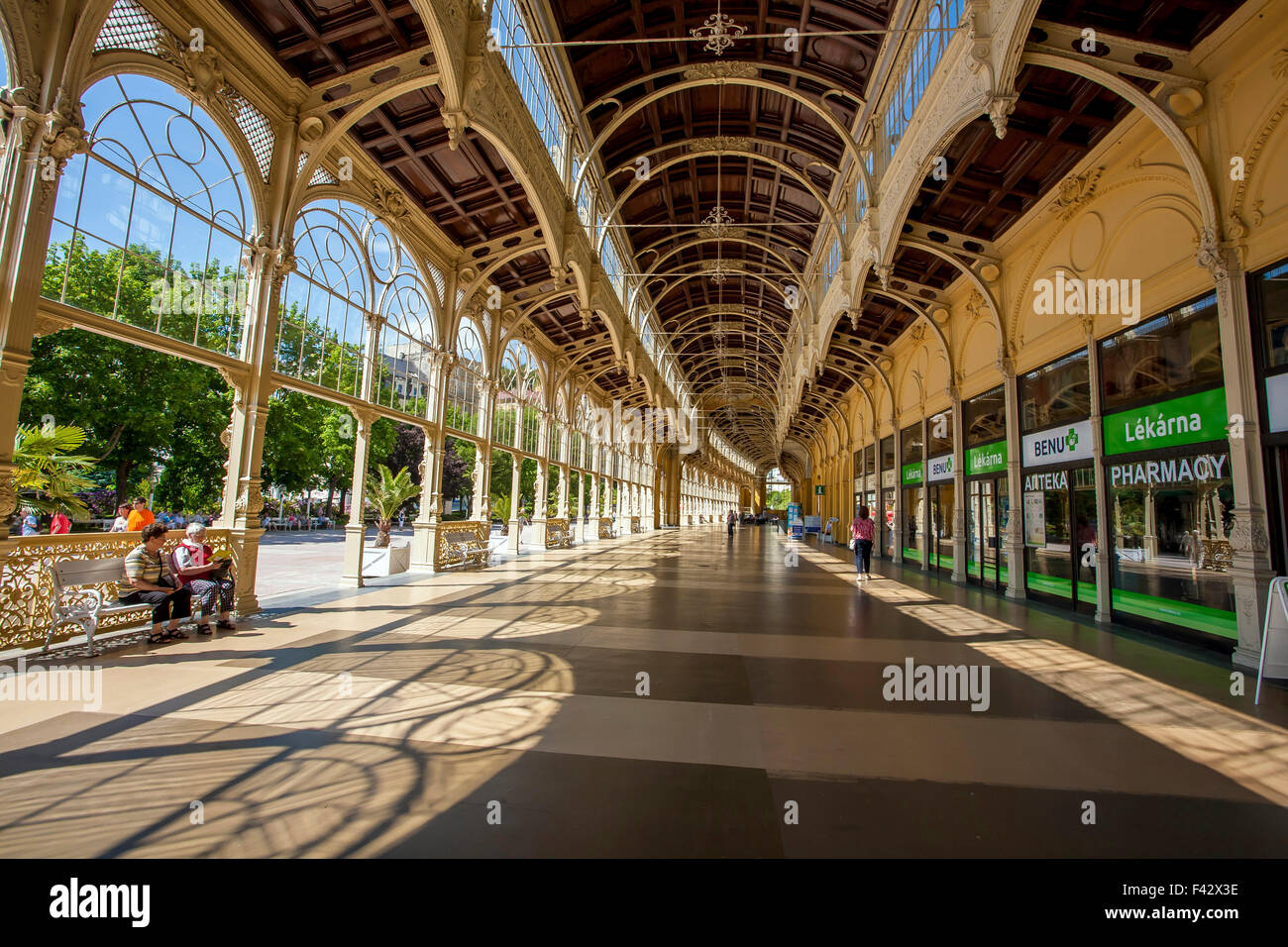 Czech colonnade spa architecture hi-res stock photography and images ...