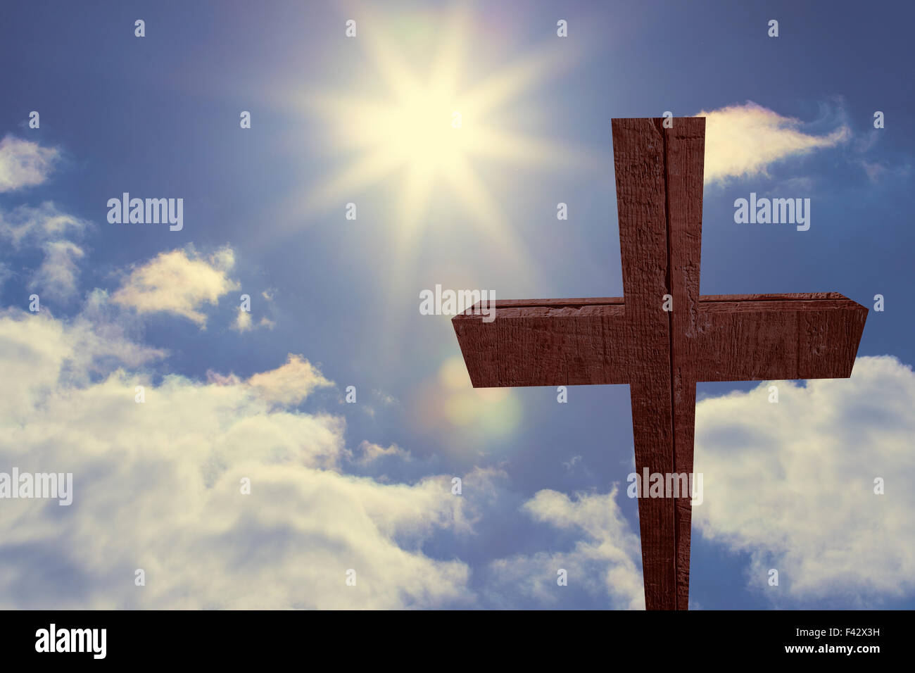 Cross against sky Stock Photo - Alamy