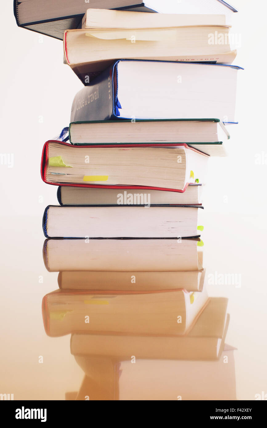 Stack of books Stock Photo - Alamy